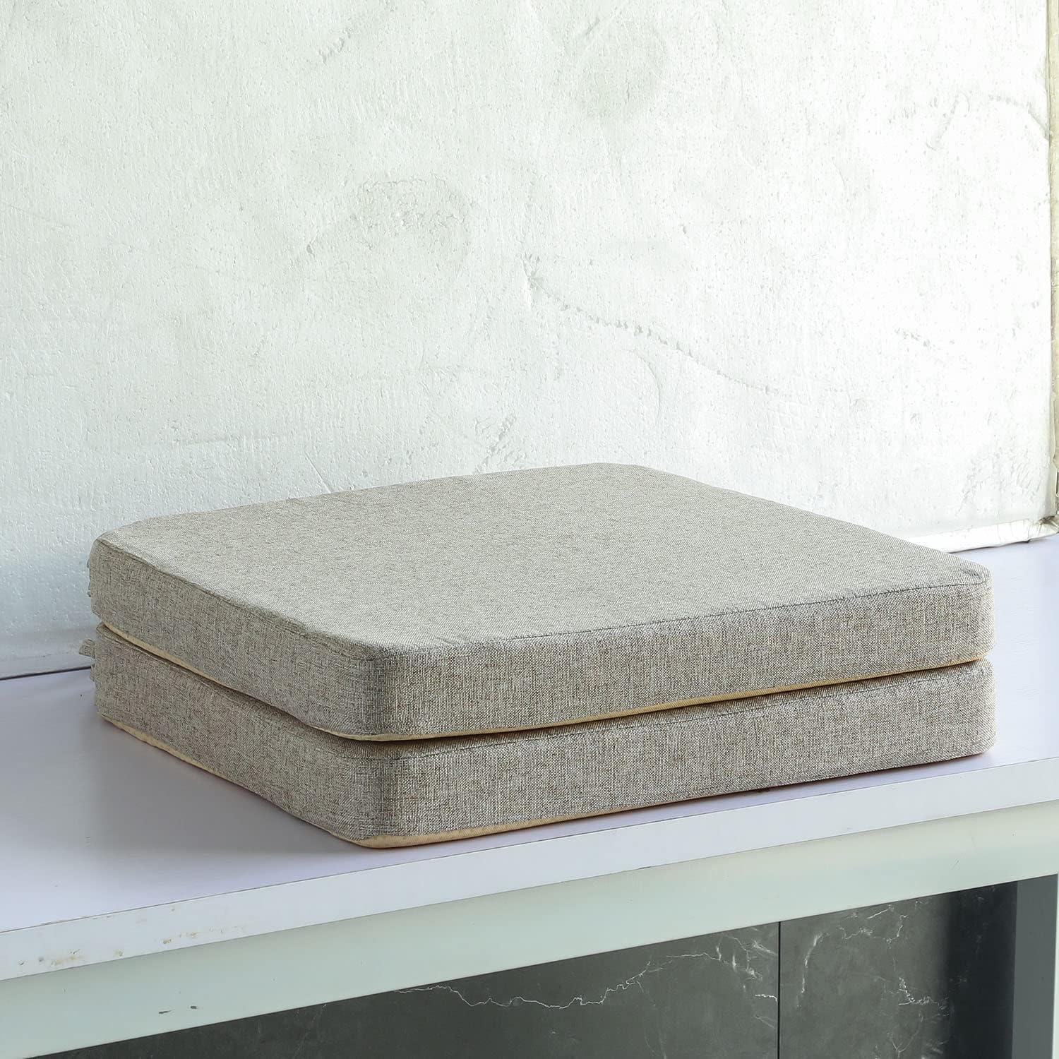 Chair Cushion for Dining Chairs with Ties Non Slip Memory Foam Kitchen ...